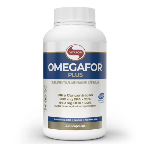 Omega For Plus (240 Cápsulas) - Vitafor - Corpo & Vida Suplementos ...