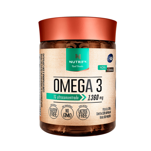 Omega 3 (120 Cápsulas) - Nutrify - Corpo & Vida Suplementos Alimentares e Vitaminas - Corpo ...