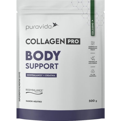 Collagen Pro Body Support (500g) - Pura Vida - Corpo & Vida Suplementos ...