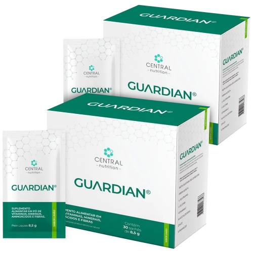 Kit 2unid Guardian (30 Sachês de 8g) - Central Nutrition - Corpo & Vida ...