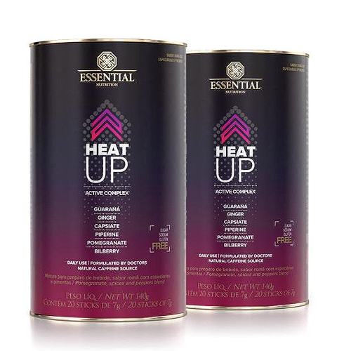 Kit 2unid HEAT UP sabor Romã (Lata c/ 20 unidades de 7g) - Essential ...
