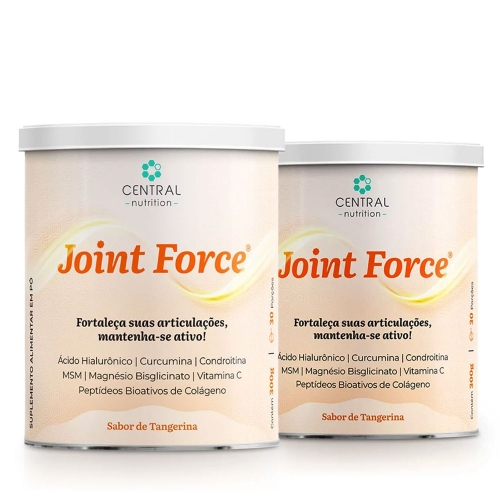 Kit 2unid Joint Force (300g) - Central Nutrition - Corpo & Vida Suplementos Alimentares e ...